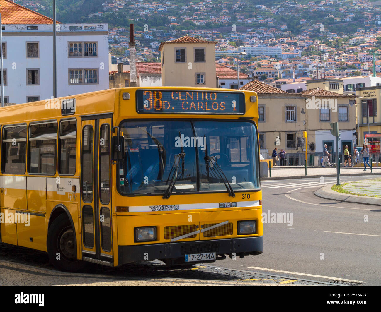 Funchal madeira buses hi-res stock photography and images - Alamy