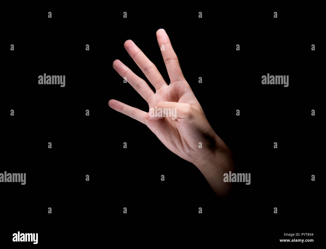 Finger sign hi-res stock photography and images - Alamy