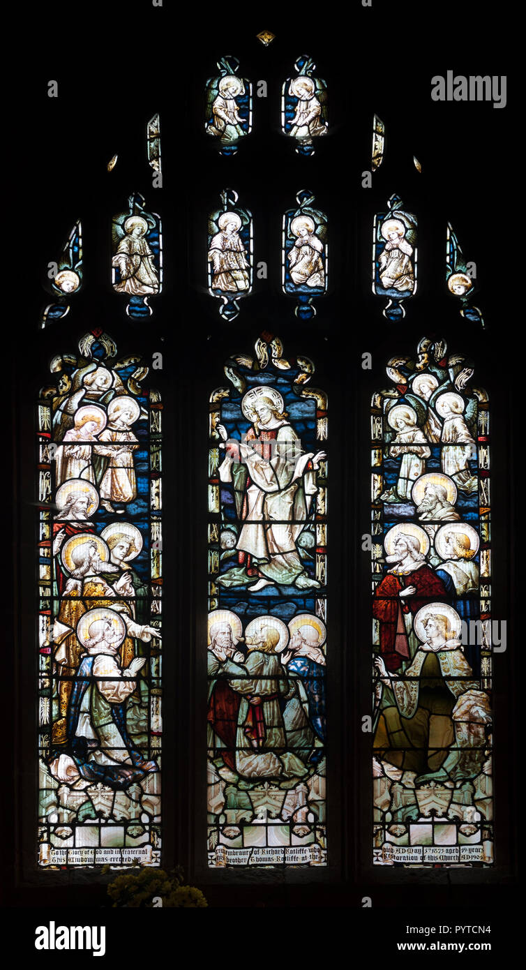 The East Window, All Saints Church, Harpole, Northamptonshire, England ...