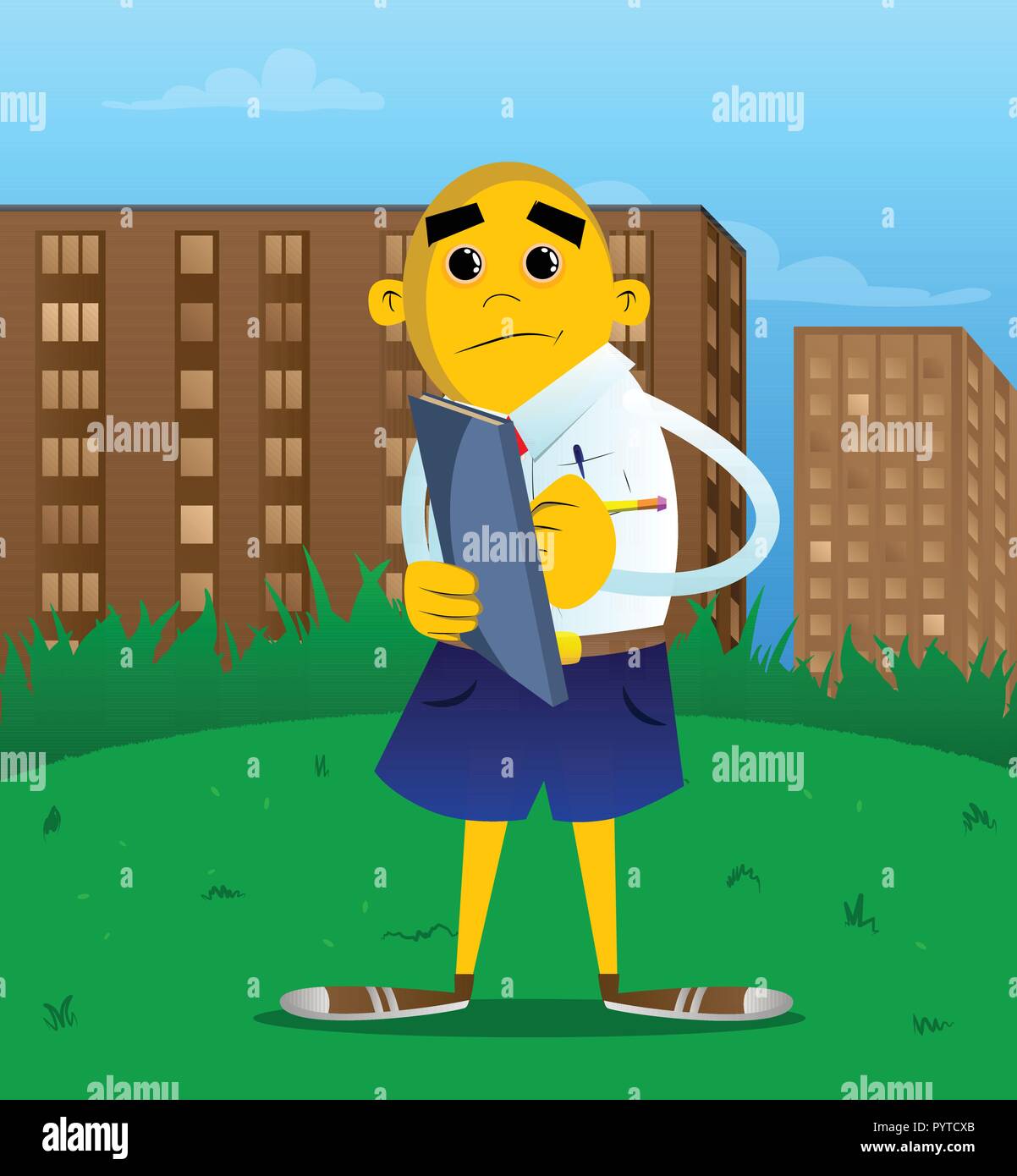 writer, caricature Stock Vector Images - Alamy