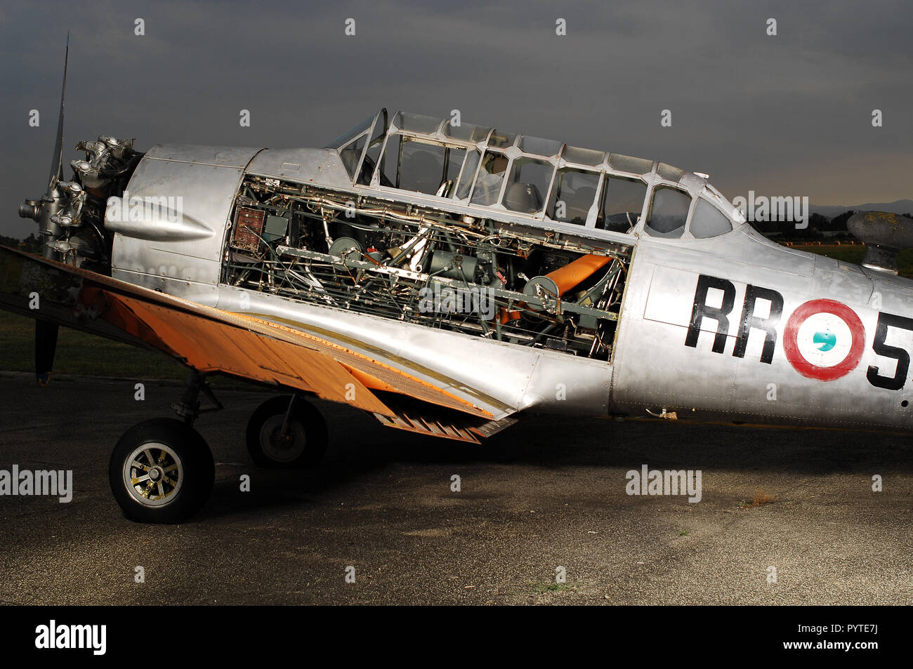 North American T-6 Texan was a single-engine low-wing training aircraft ...