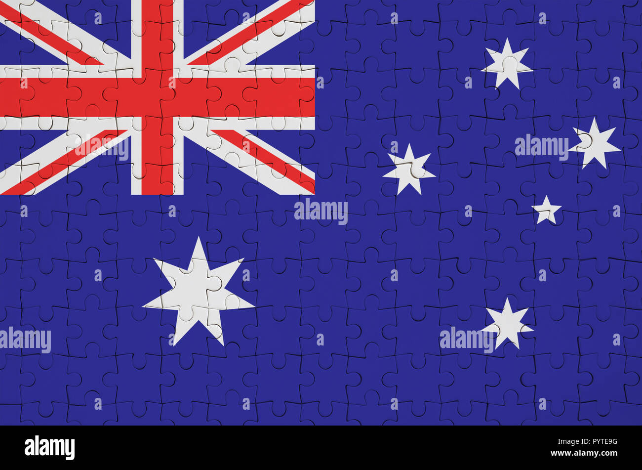 Australia flag depicted in hi-res stock photography and images - Alamy
