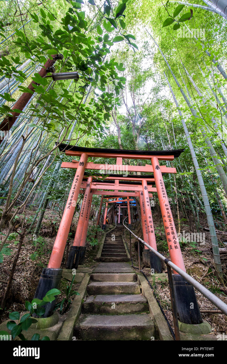 Fushimi Inari gates in Kyoto, Japan Stock Photo - Alamy