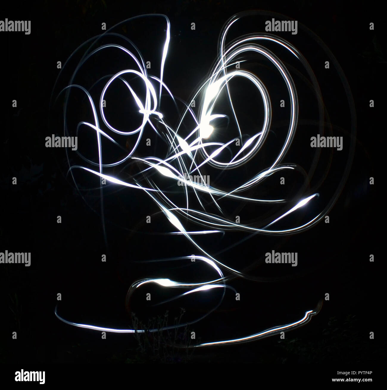 Drawing with light. Abstract background Stock Photo - Alamy