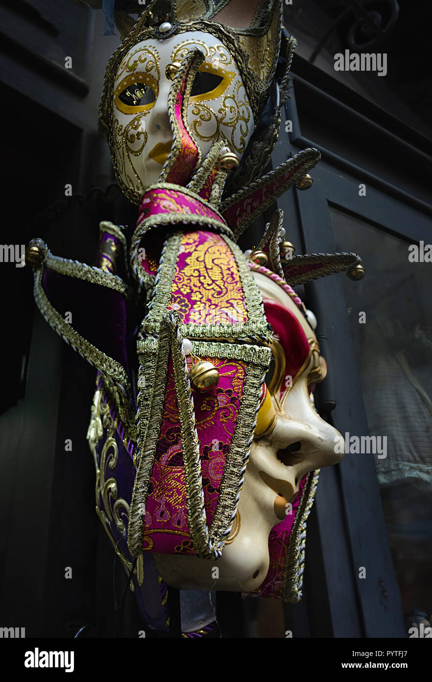 Traditional Neapolitan mask, Naples, Italy Stock Photo - Alamy