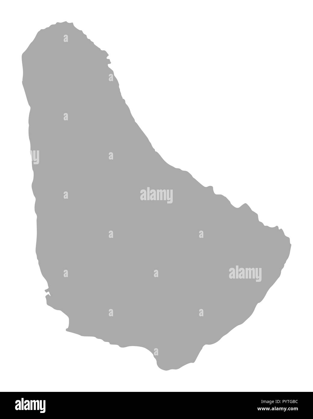 Map barbados isolated Black and White Stock Photos & Images - Alamy