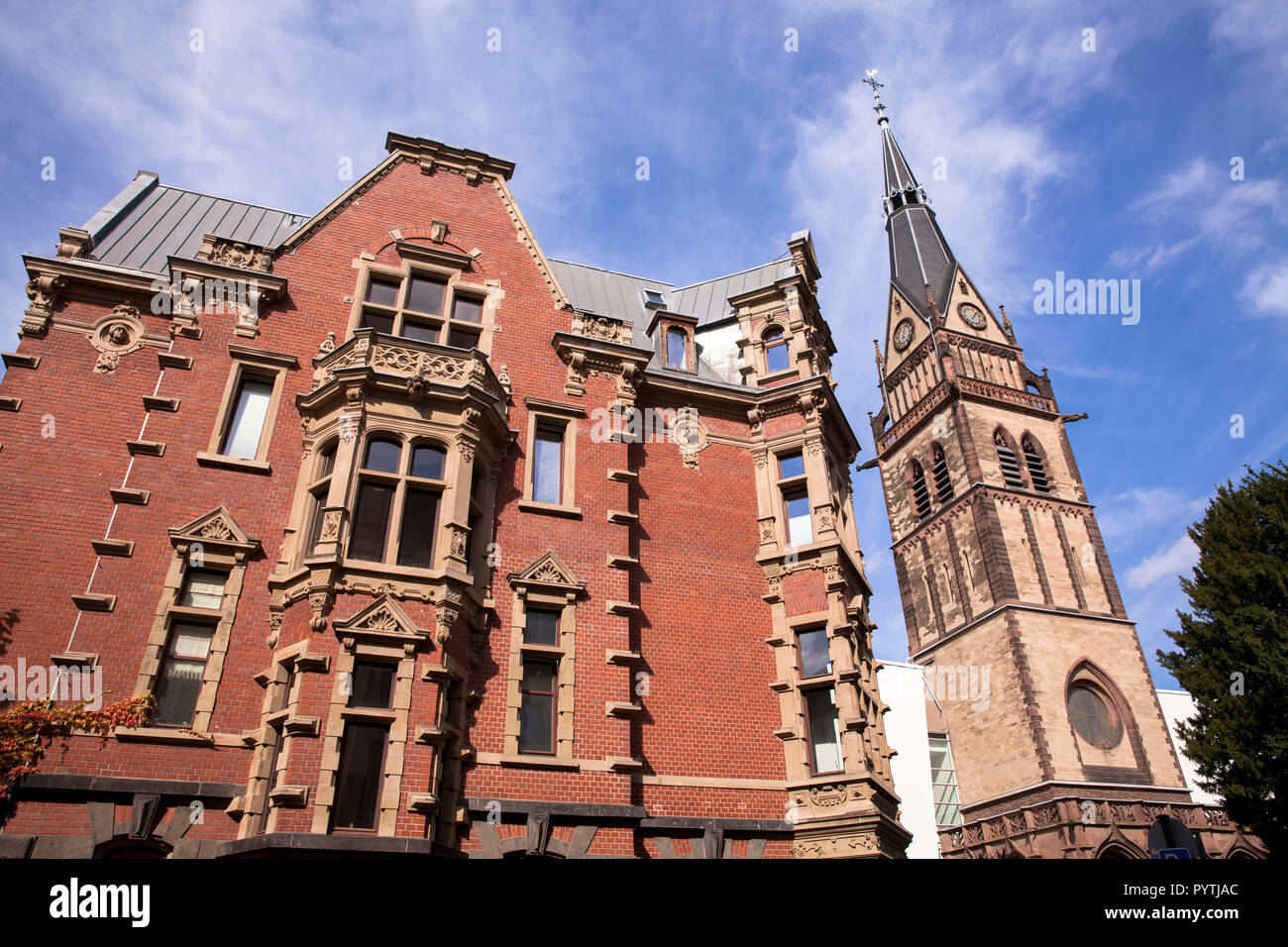 house on Werder street, the Protestant Christ Church in the Belgian ...