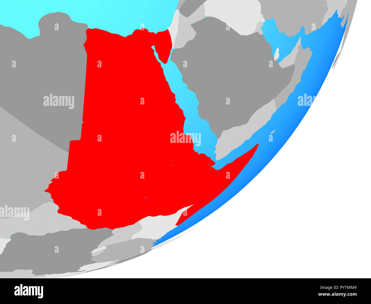 Map of northeast africa hi-res stock photography and images - Alamy