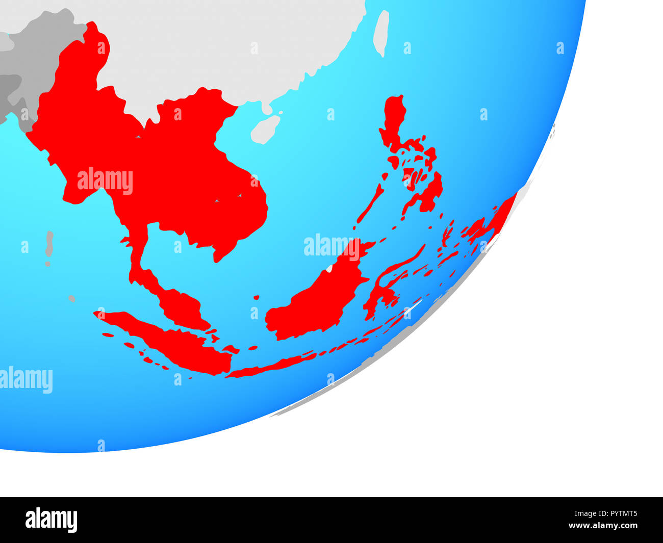 Asean countries map hi-res stock photography and images - Alamy