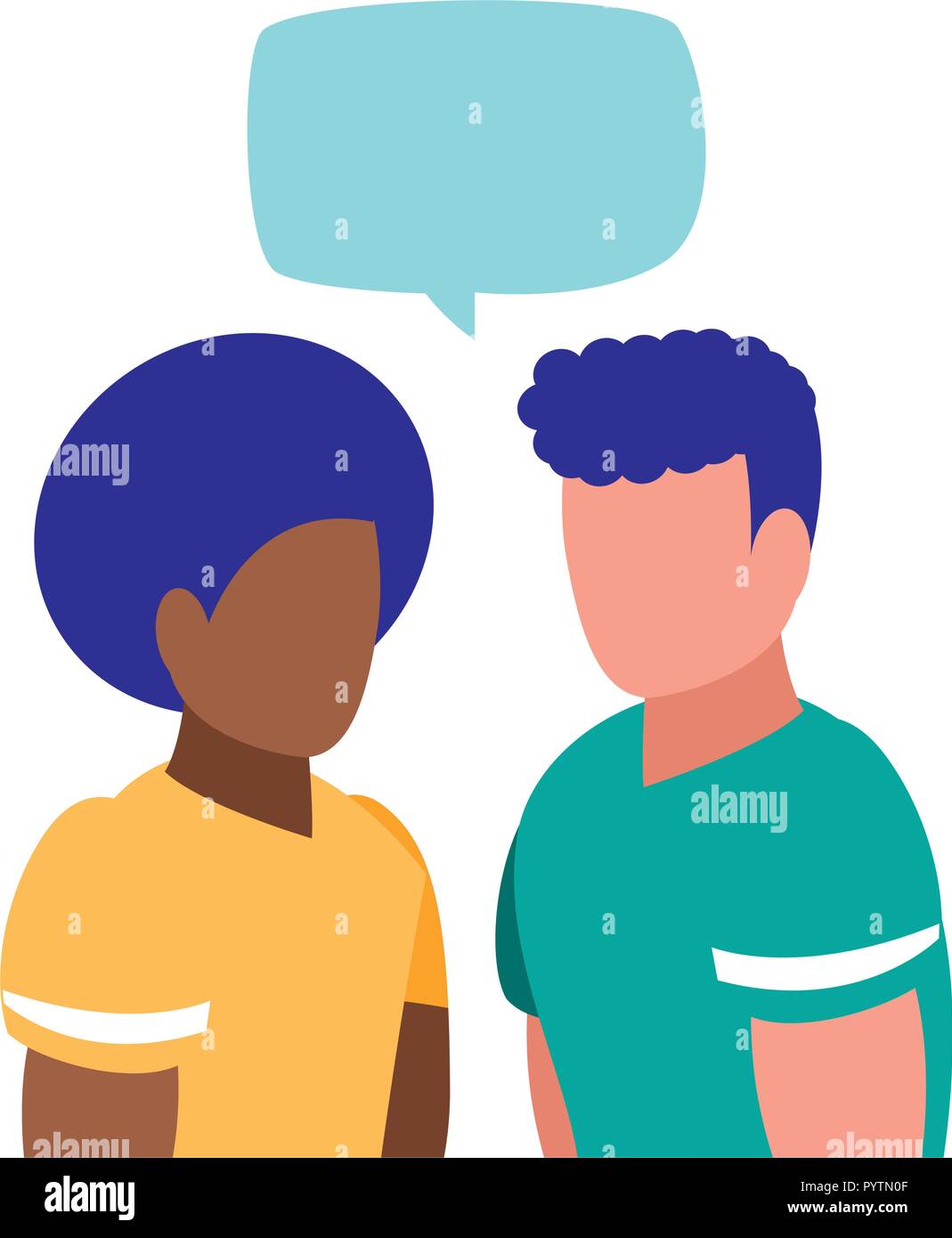 Cartoon Couple Talking High Resolution Stock Photography and Images - Alamy