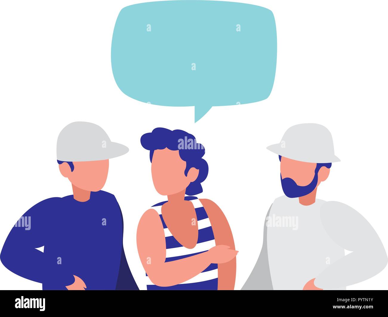 group of young people modeling characters vector illustration design ...