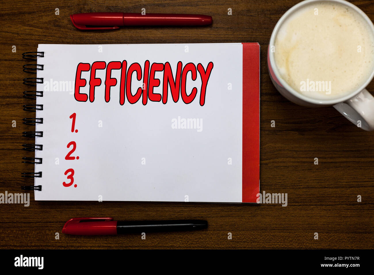 Handwriting text writing Efficiency. Concept meaning State or quality ...