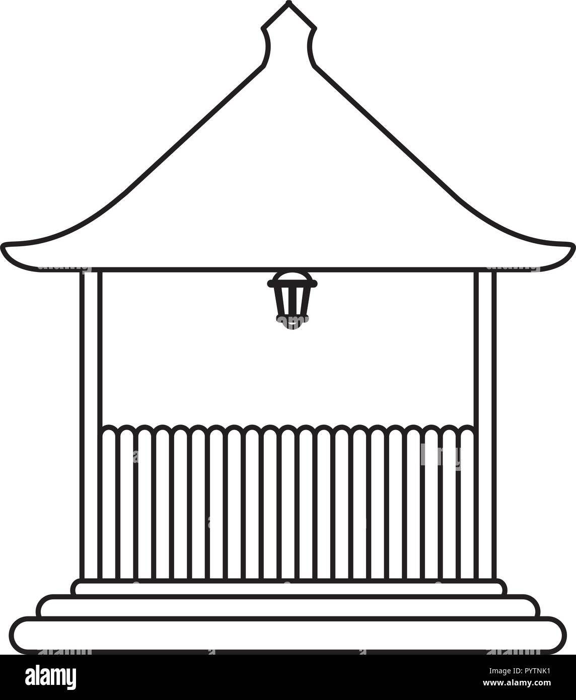 park kiosk icon over white background, vector illustration Stock Vector ...