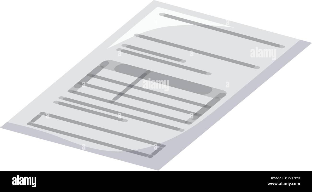 invoice over white background, vector illustration Stock Vector Image ...