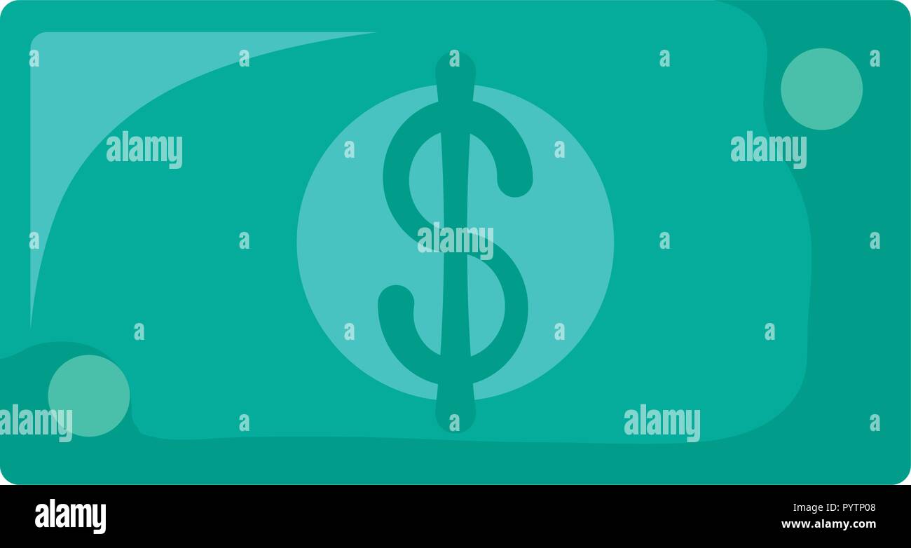 money bill over white background, vector illustration Stock Vector ...