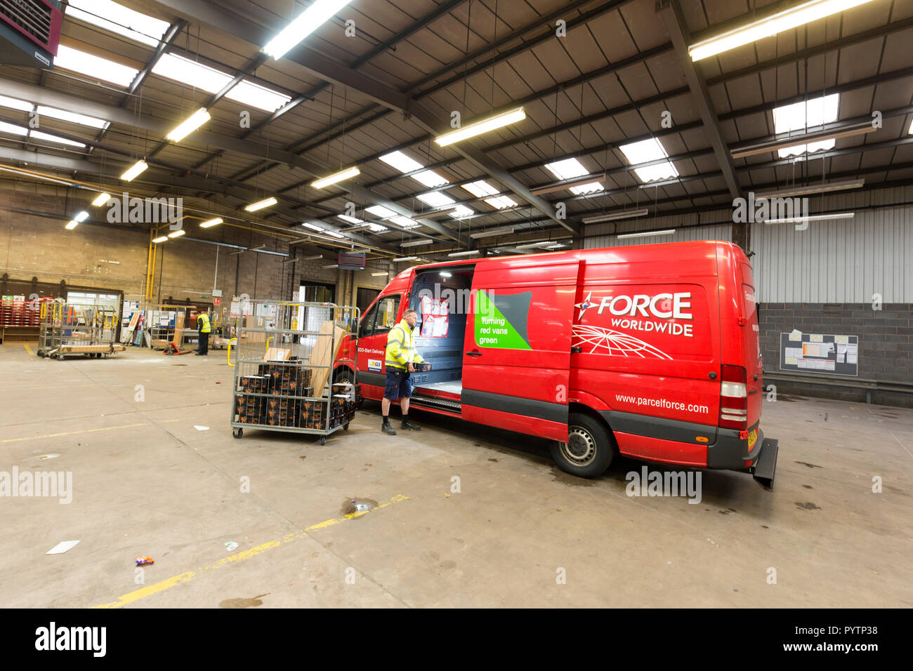 Parcelforce delivery van hi-res stock photography and images - Alamy