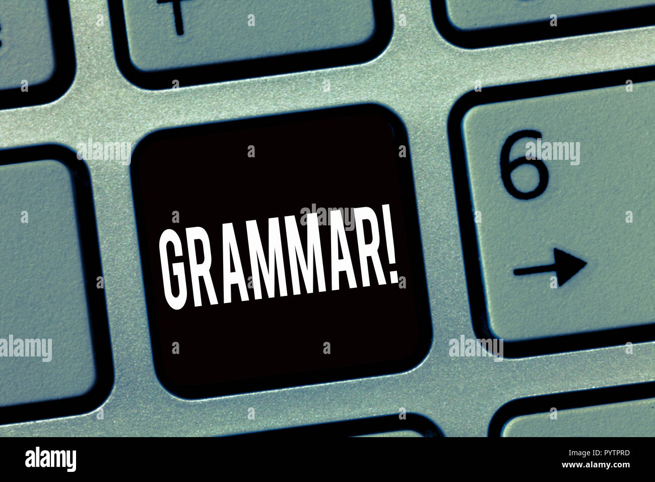 Text sign showing Grammar. Conceptual photo whole system and structure ...