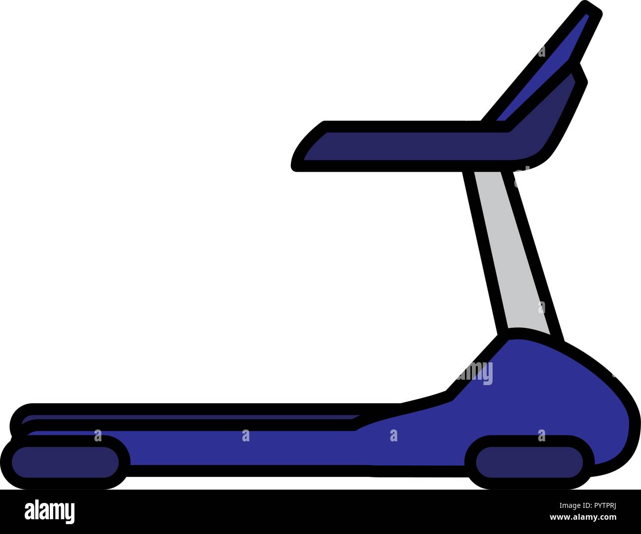 Treadmill machine design icon vector ilustration Stock Vector Image ...