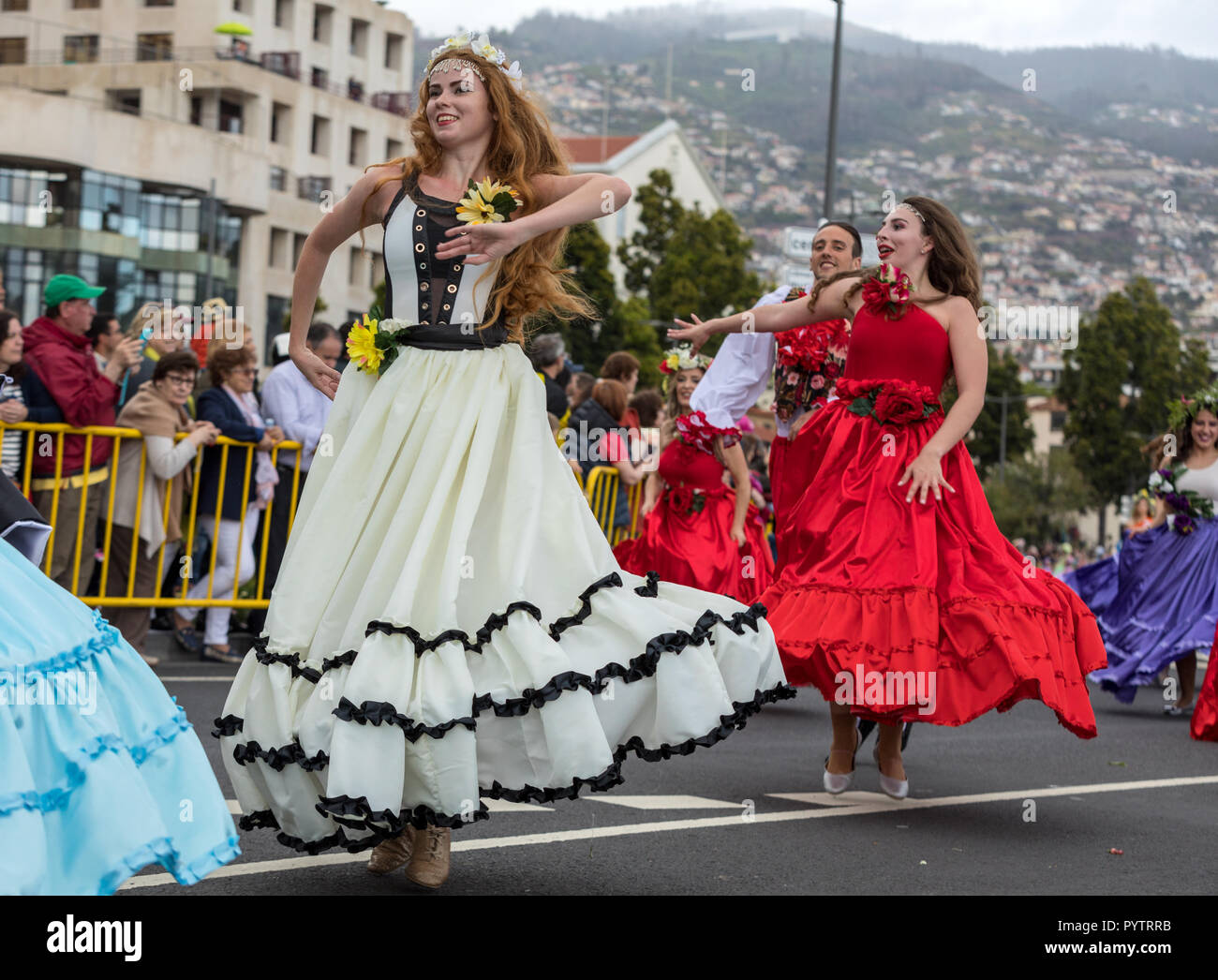 Carnival in funchal madeira portugal hi-res stock photography and ...