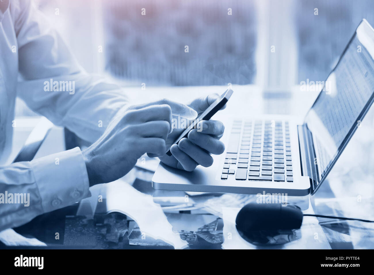 man hands holding smartphone closeup, user using internet mobile app ...