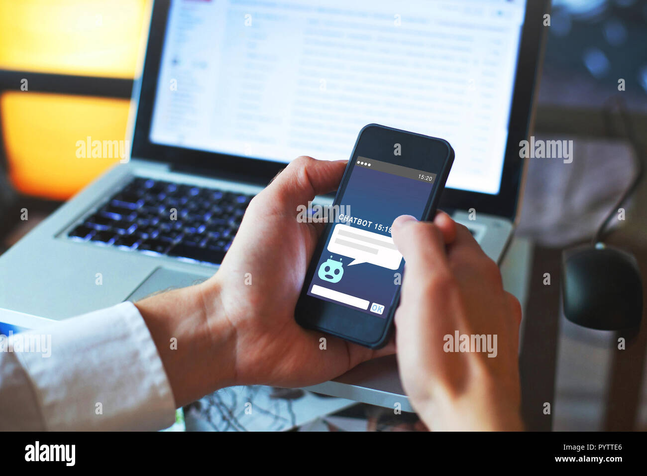 Chatbot hi-res stock photography and images - Alamy