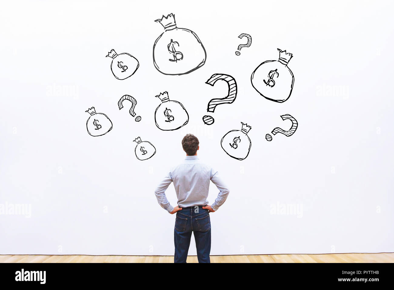 finance credit, investment or fundraising financial concept, money to ...