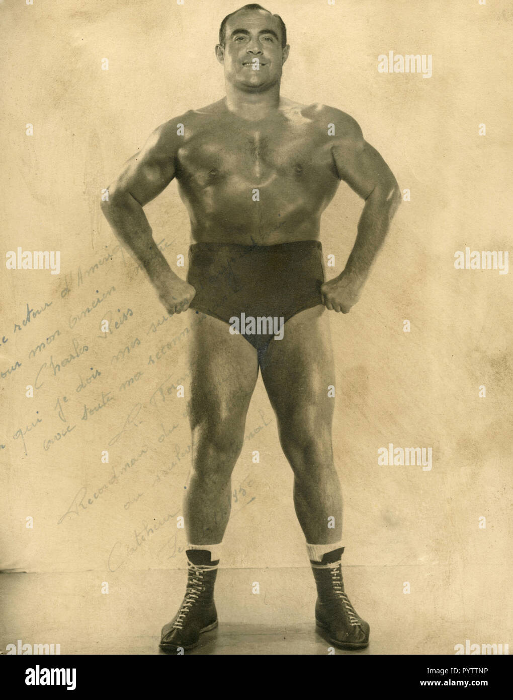 A strongman, 1930s Stock Photo - Alamy