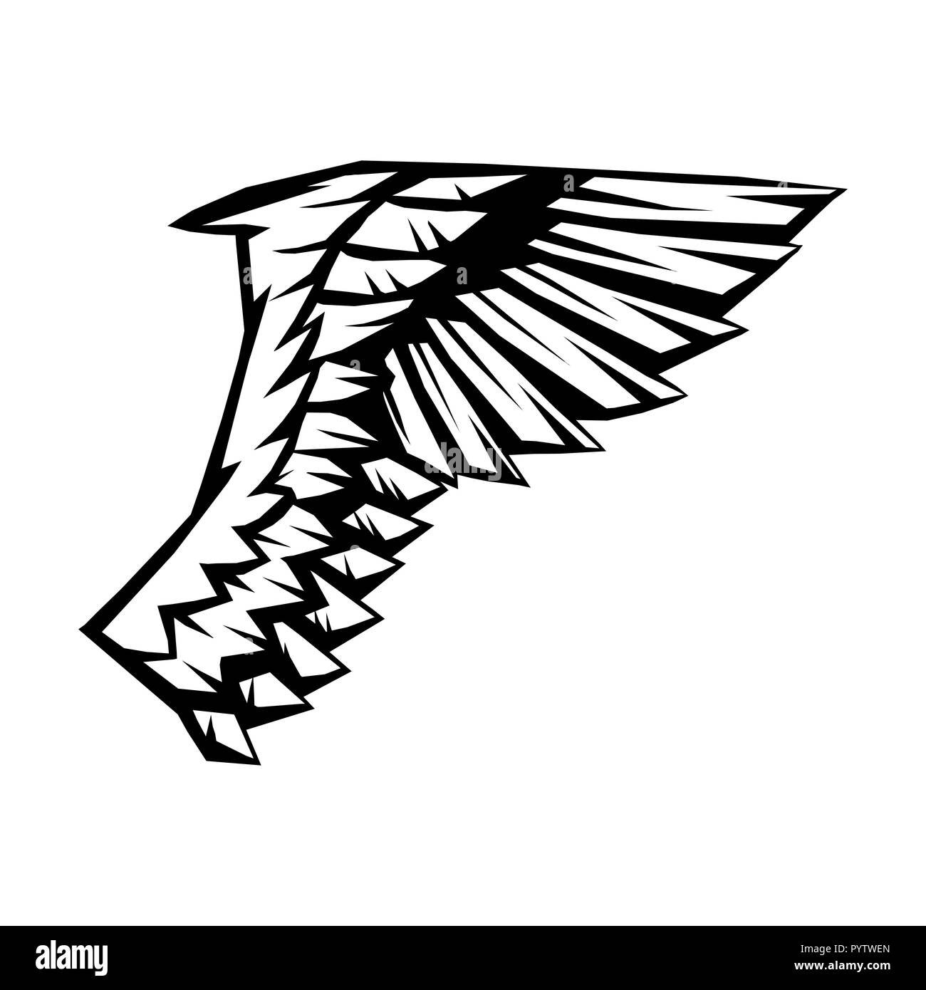 Wing border Cut Out Stock Images & Pictures - Alamy