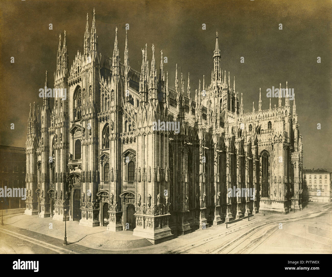 The Cathedral, Milan, Italy 1880s Stock Photo - Alamy