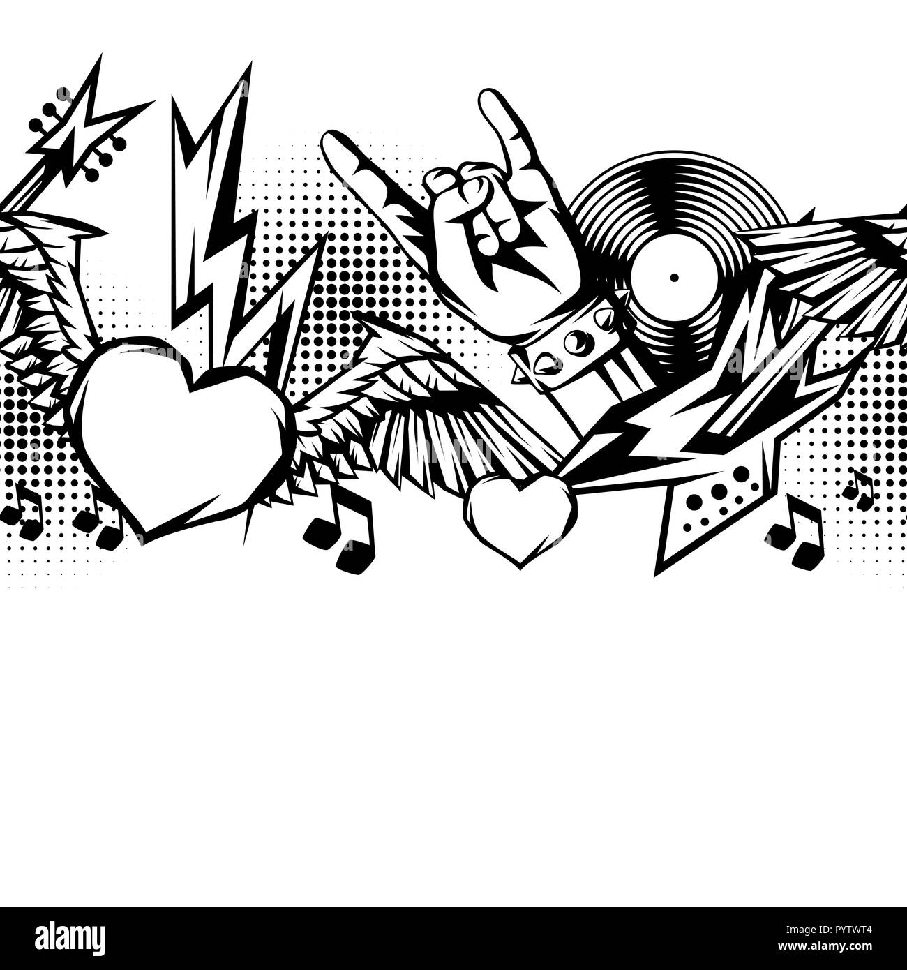 Heavy Metal Music Notes