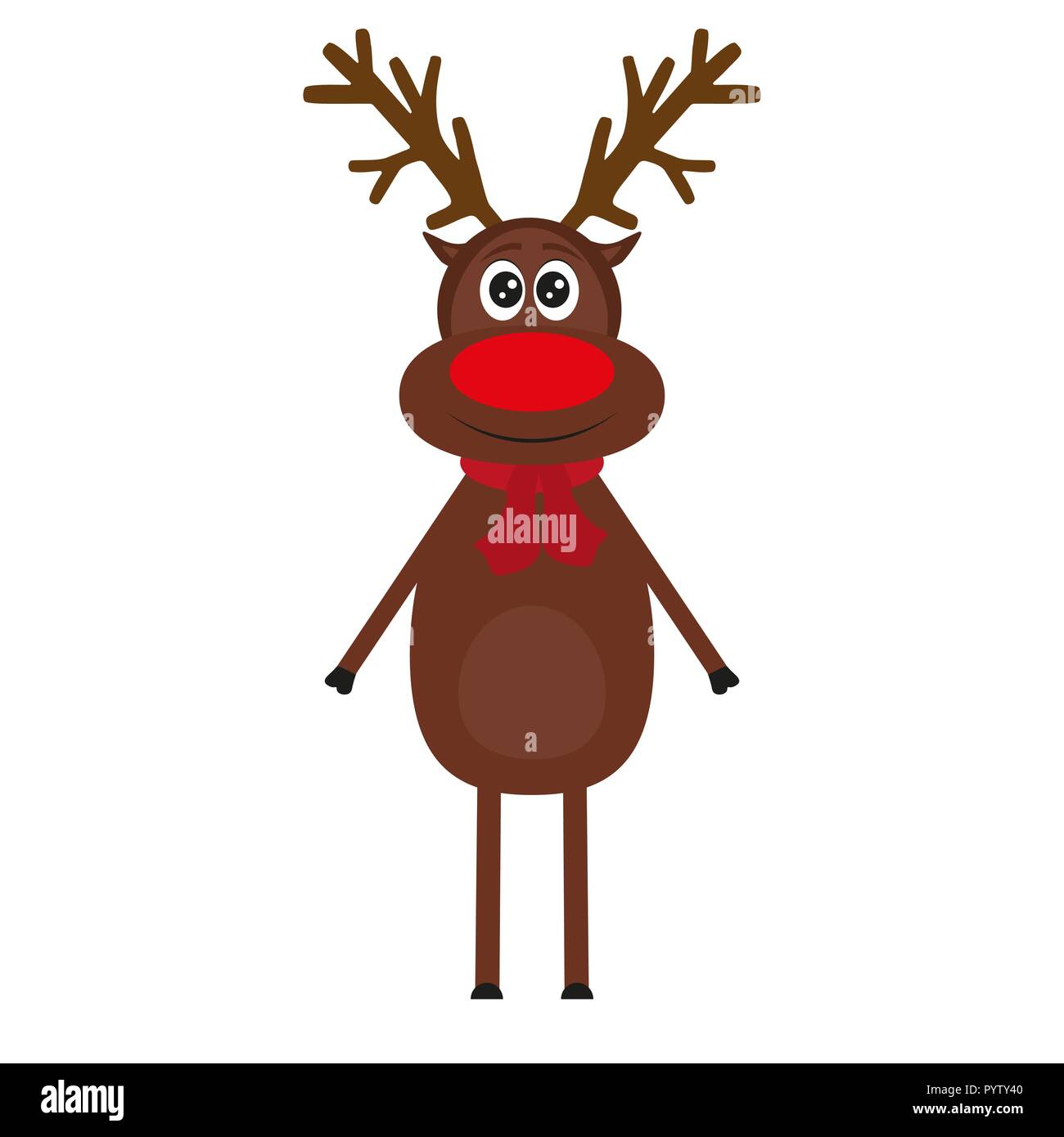 Cartoon reindeer Cut Out Stock Images & Pictures - Alamy