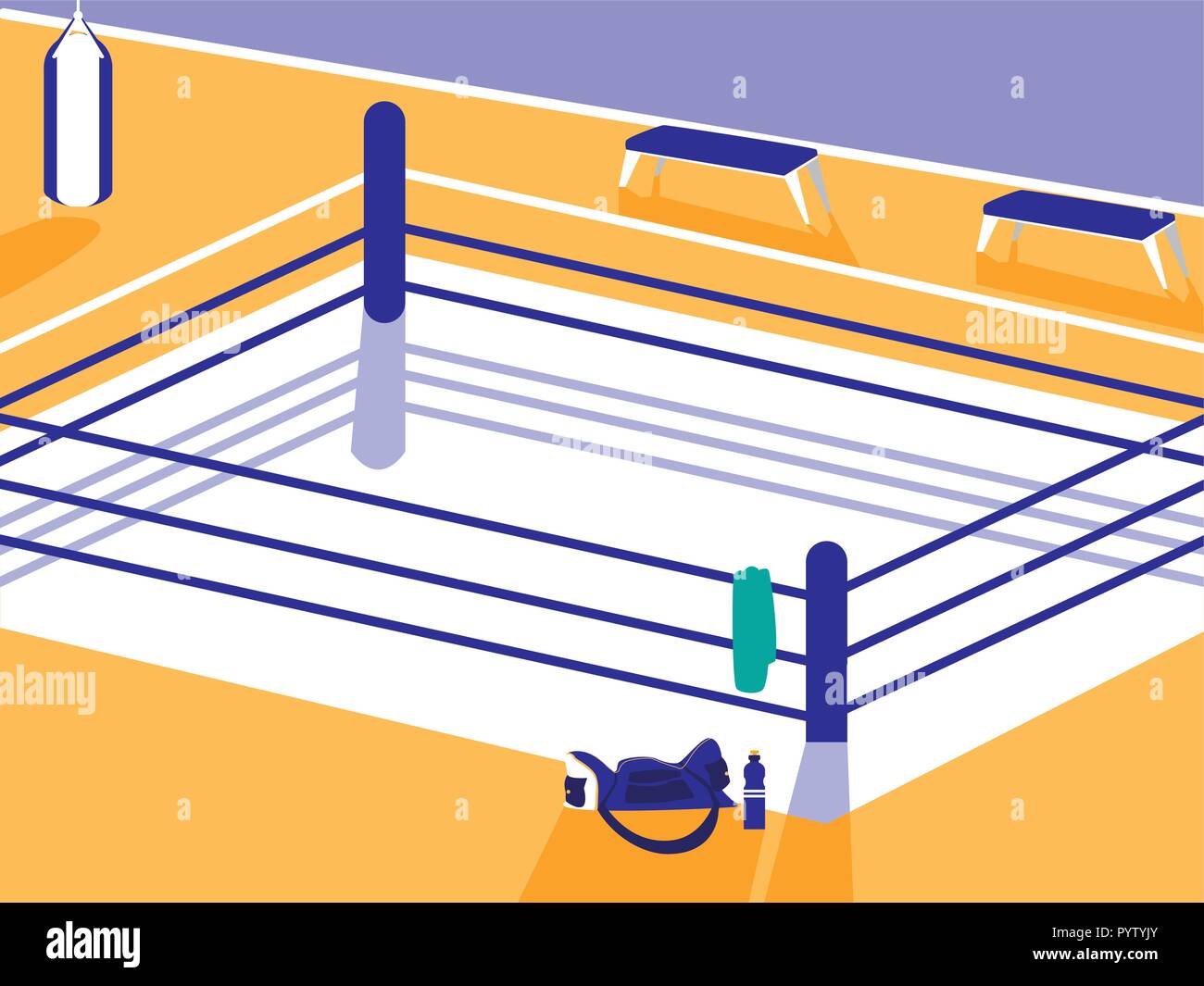 Stage fight scene Stock Vector Images - Alamy