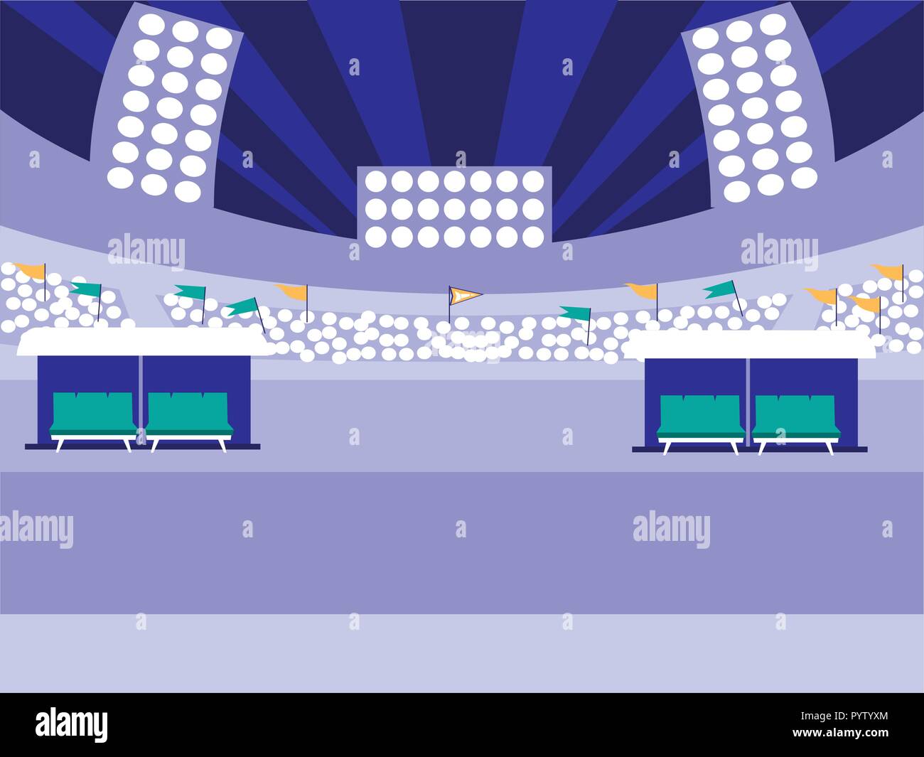 Stadium lamps Stock Vector Images - Alamy