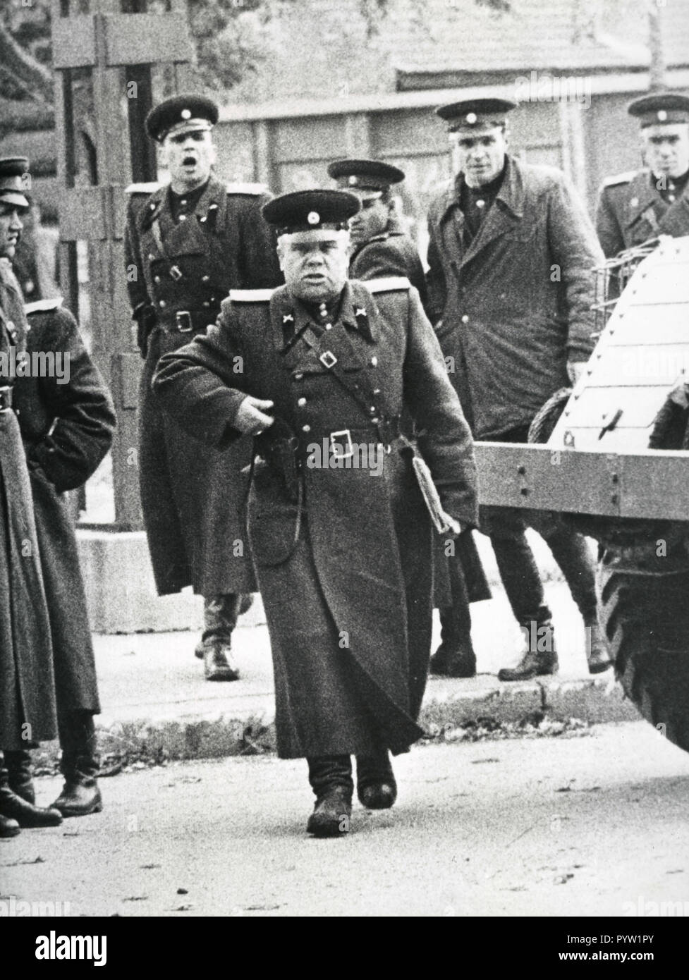 Soviet commander, Budapest, Hungary 1956 Stock Photo - Alamy