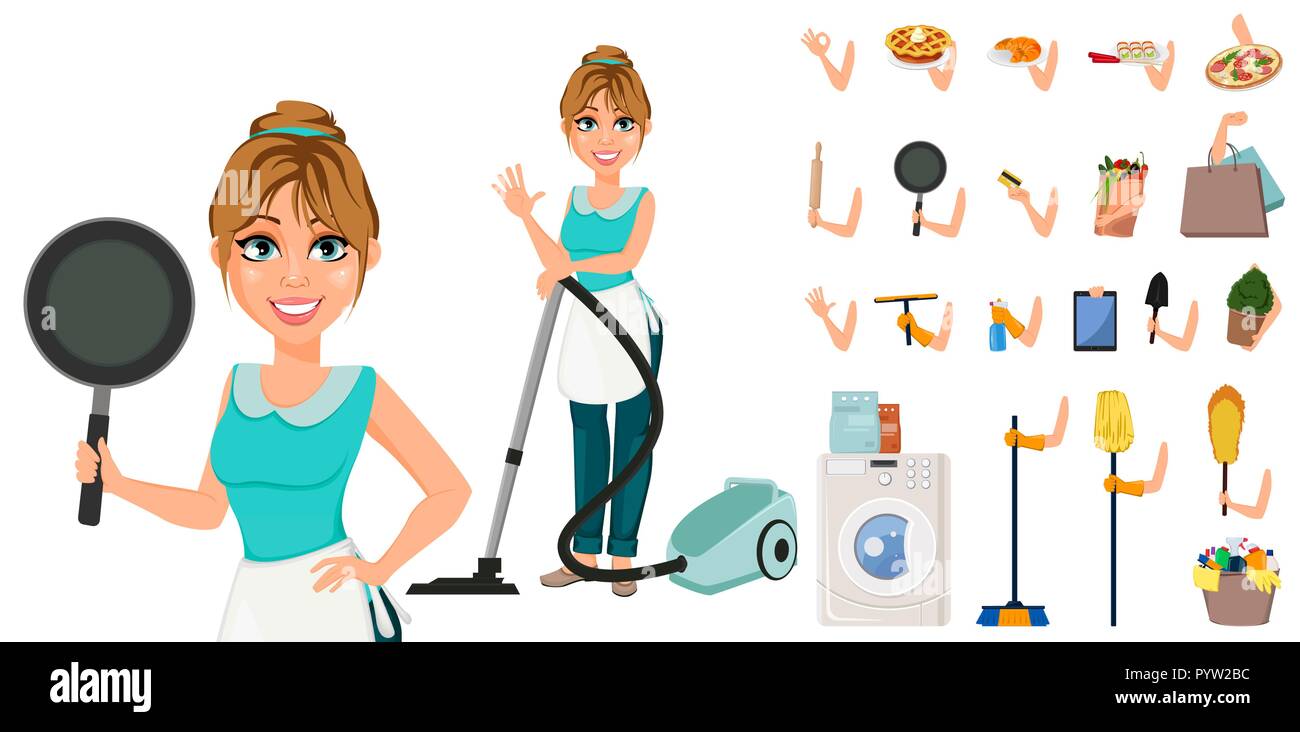 Personal maid Stock Vector Images - Alamy