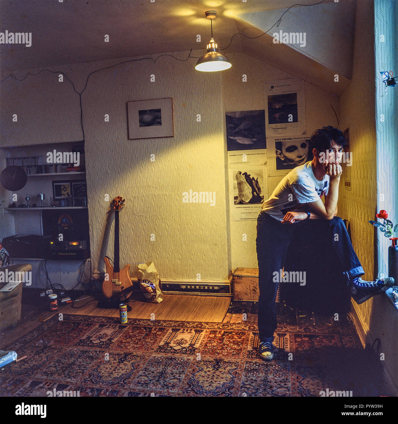 Young handsome male model poses hi-res stock photography and images - Alamy