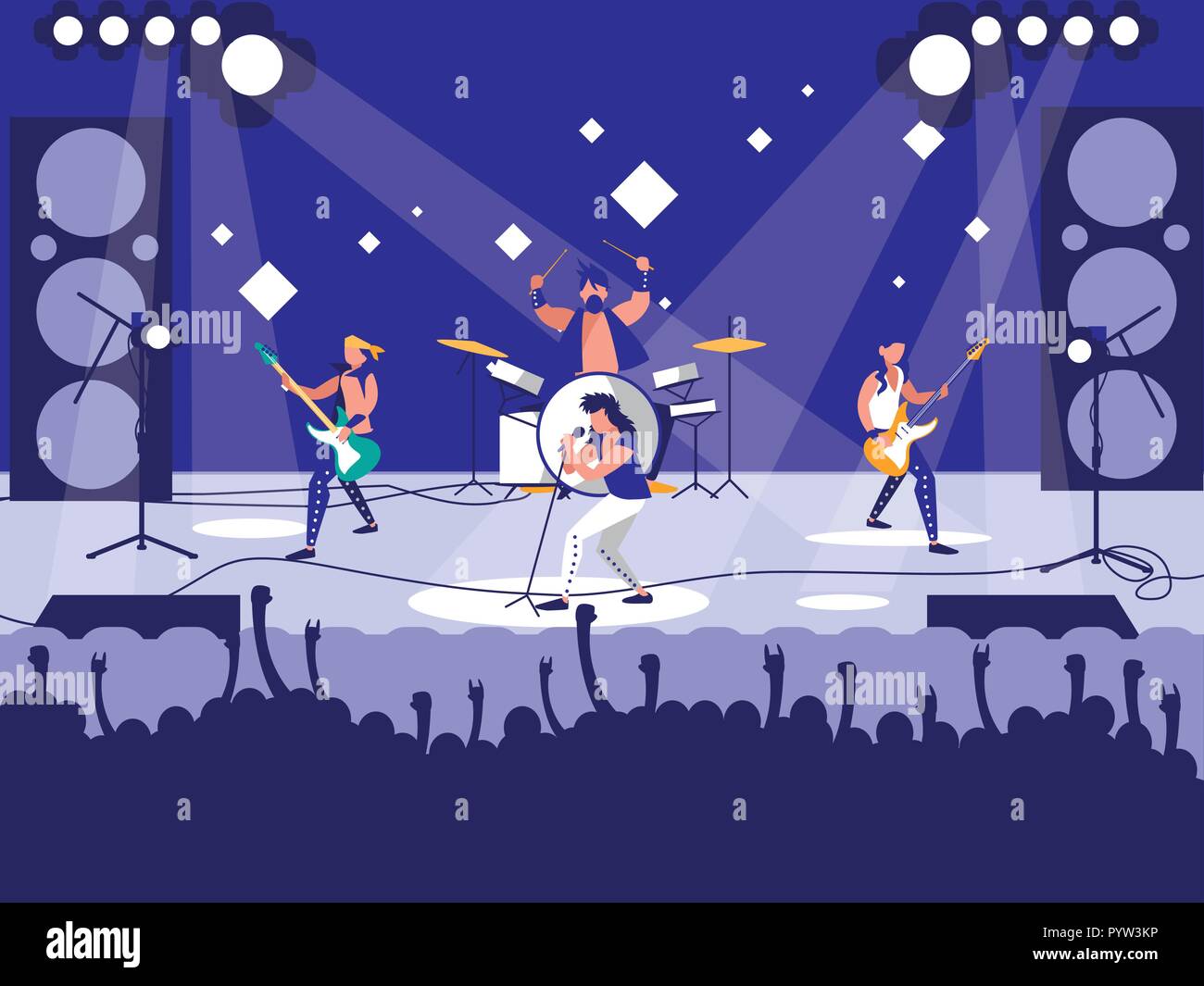 Pop artists Stock Vector Images - Alamy