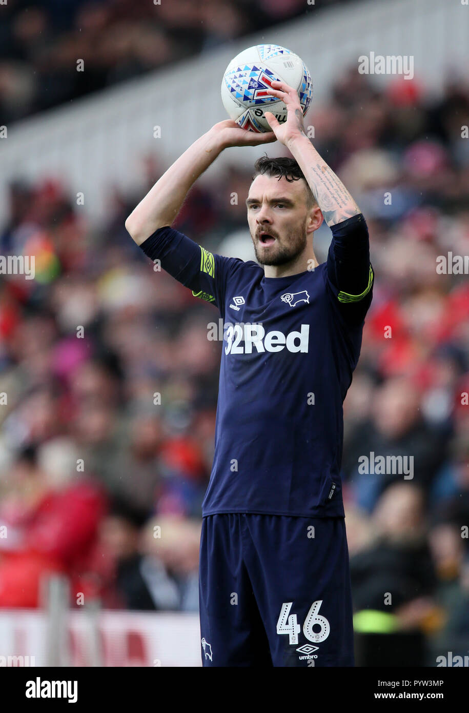 Derby County's Scott Malone Stock Photo - Alamy