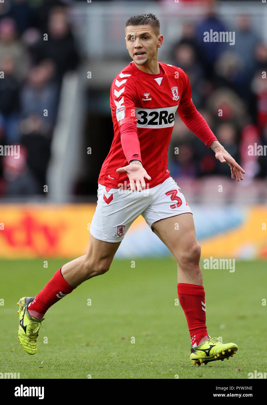 Middlesbrough's Muhamed Besic Stock Photo - Alamy