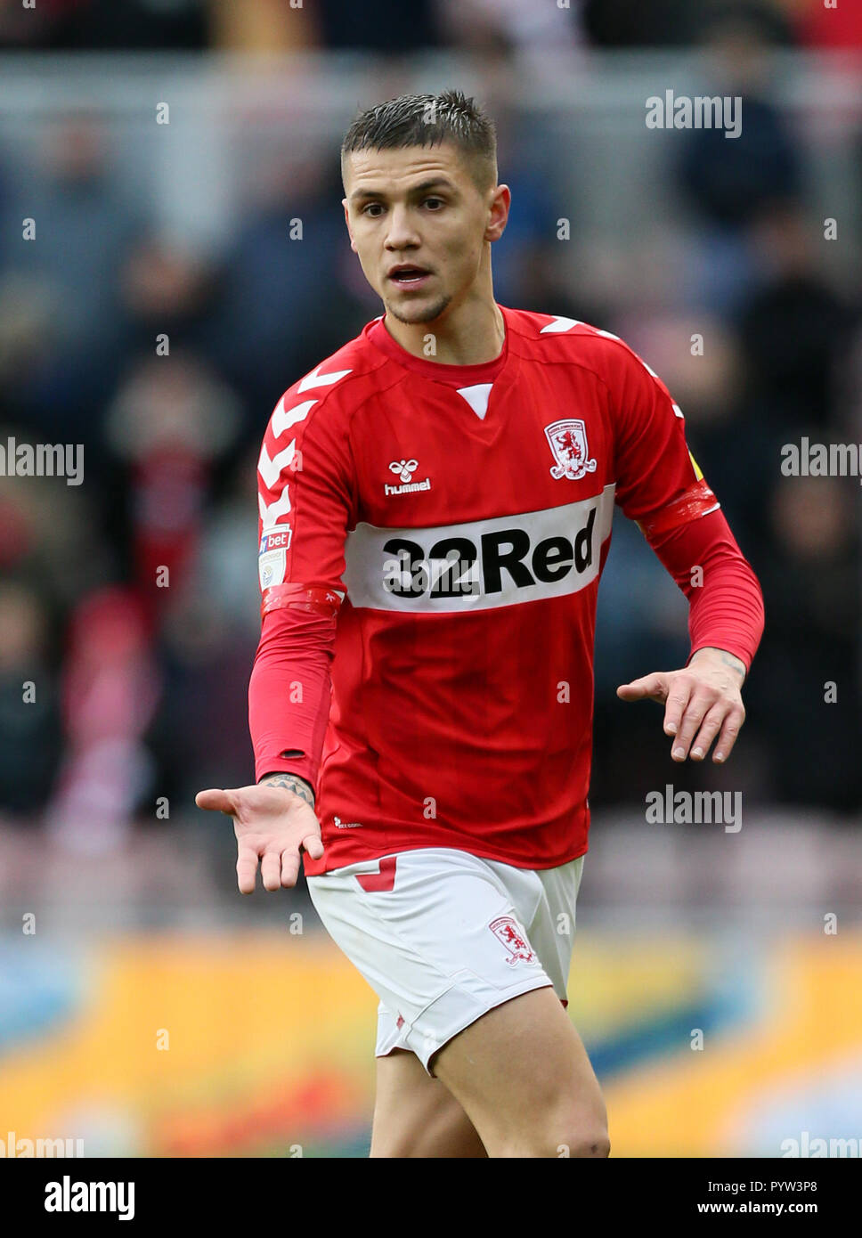 Middlesbrough's Muhamed Besic Stock Photo - Alamy