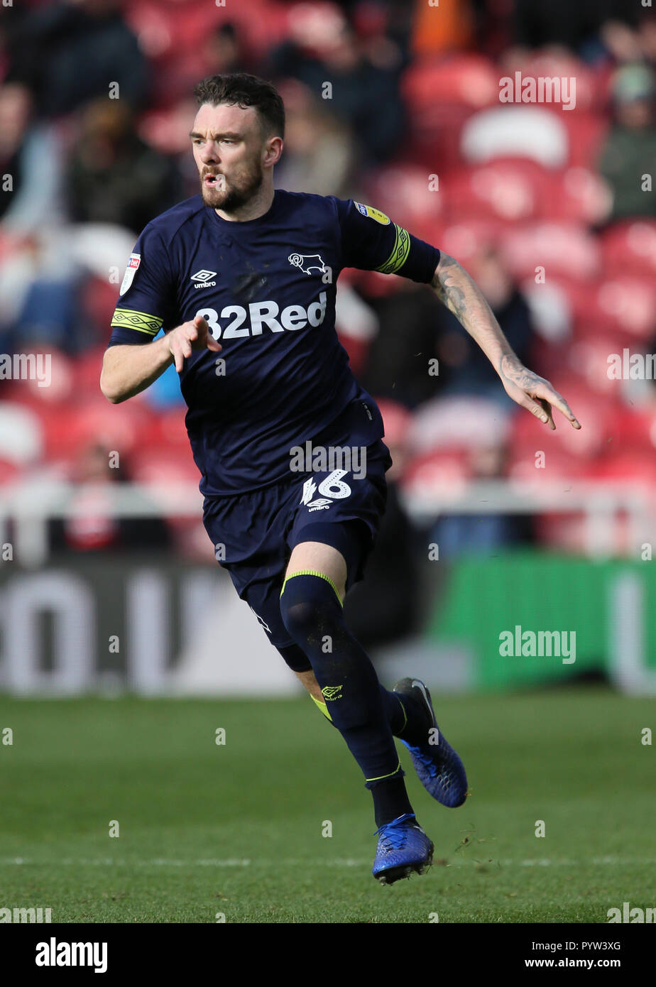 Derby County's Scott Malone Stock Photo - Alamy