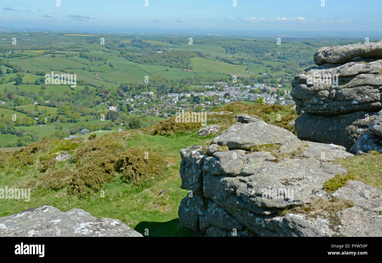 On Meldon Hill near Chagford, Dartmoor, Devon Stock Photo - Alamy