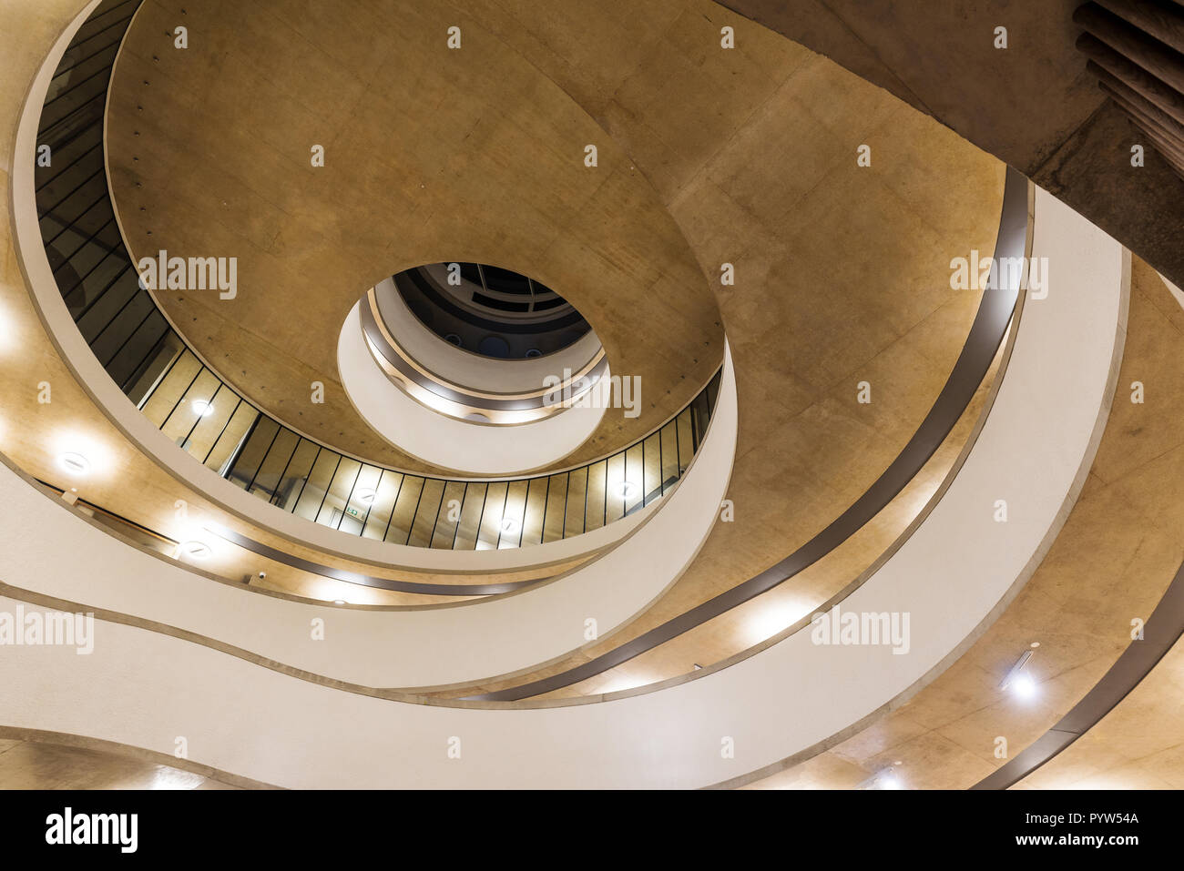 Interior images of the new Blavatnik School of Government Building ...