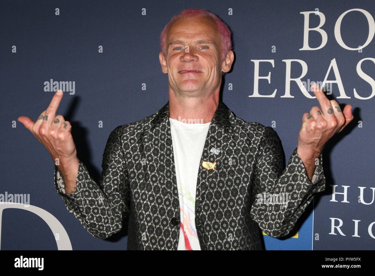 Los Angeles, CA, USA. 29th Oct, 2018. Flea at arrivals for BOY ERASED ...