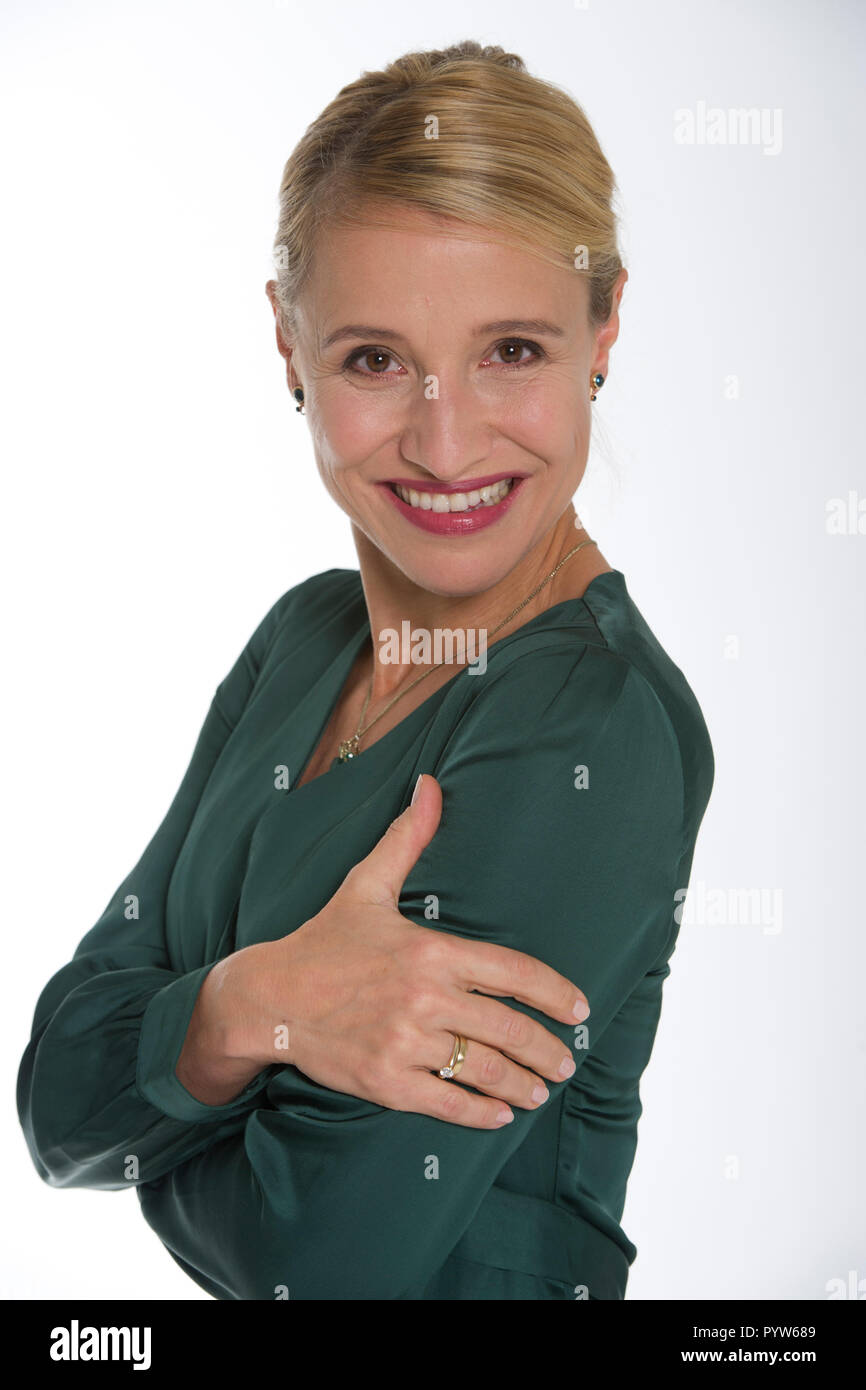 Actress Solveig AUGUST plays the role of Margret Merz, in the ARD ...