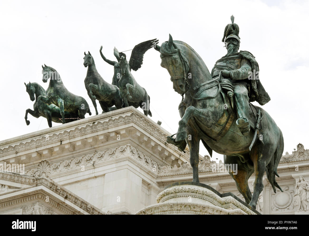 Rome, Italy. 20th May, 2018. View of the twelve metre high equestrian ...
