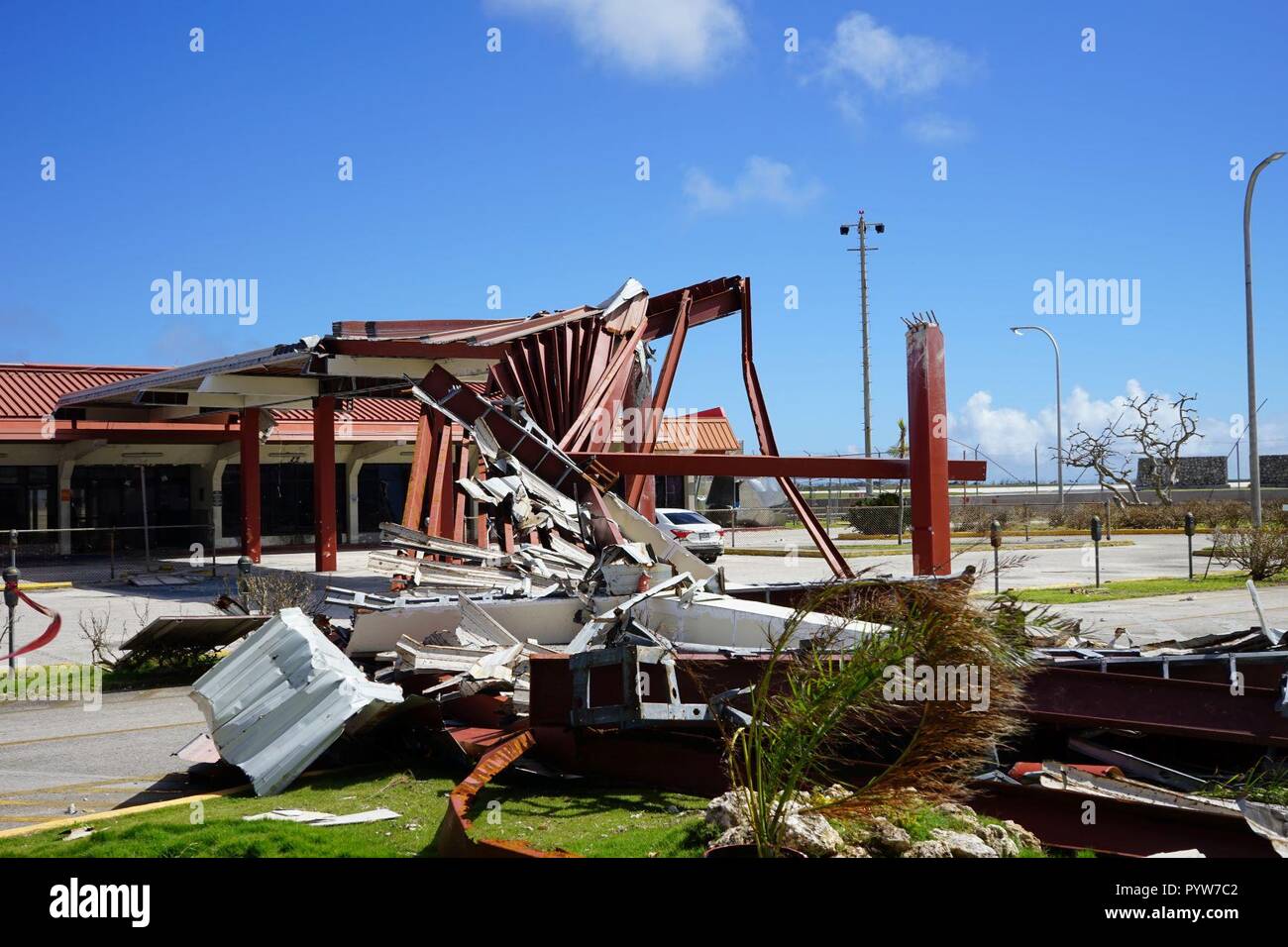 Saipan. 30th Oct, 2018. Photo taken on Oct. 30, 2018 shows a view of ...