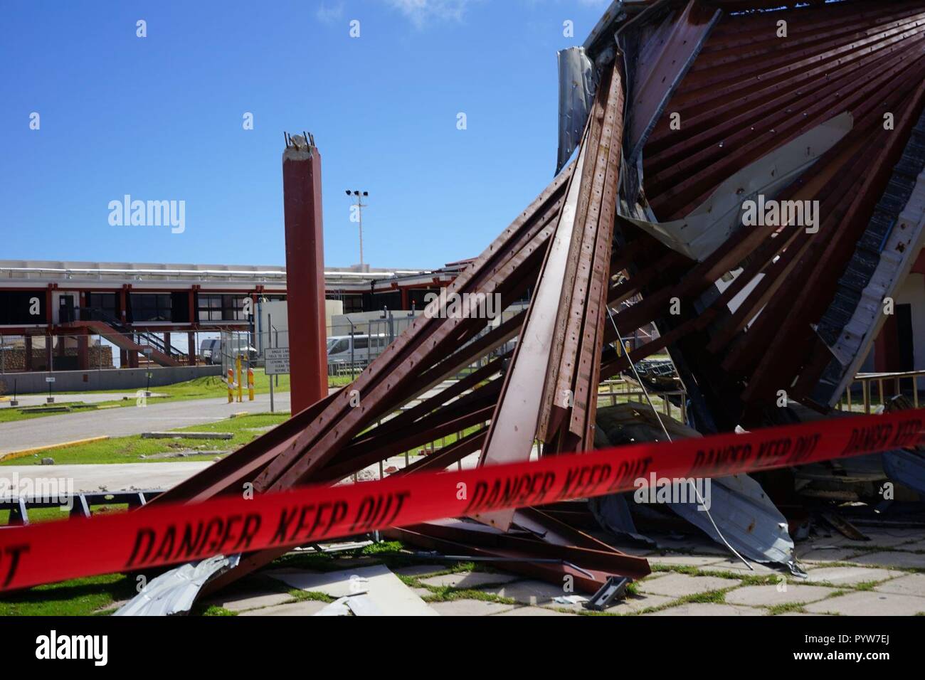 Saipan. 30th Oct, 2018. Photo taken on Oct. 30, 2018 shows a view of ...