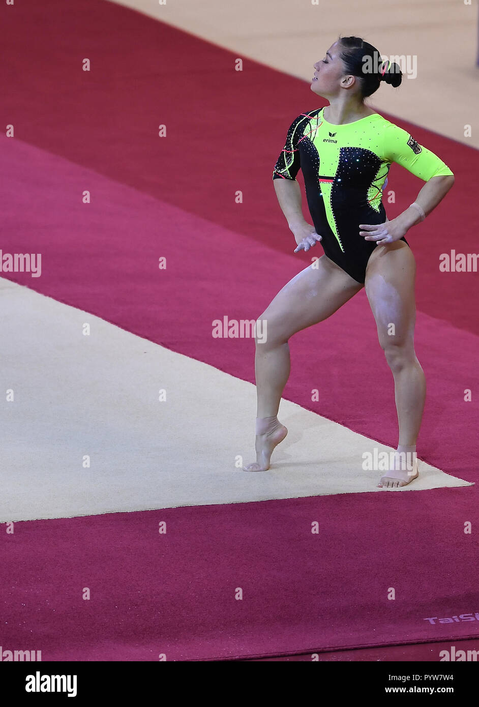 Doha, Katar. 30th Oct, 2018. Kim Bui (Germany/Stuttgart) at the ground ...