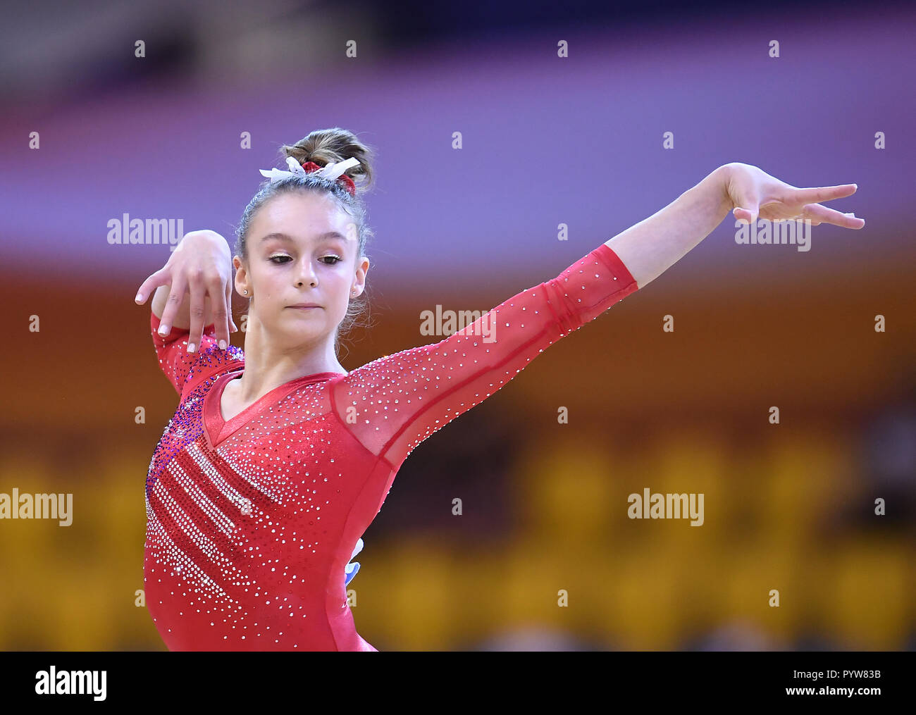 Doha, Katar. 30th Oct, 2018. Grace McCallum (USA) at the ground. GES ...